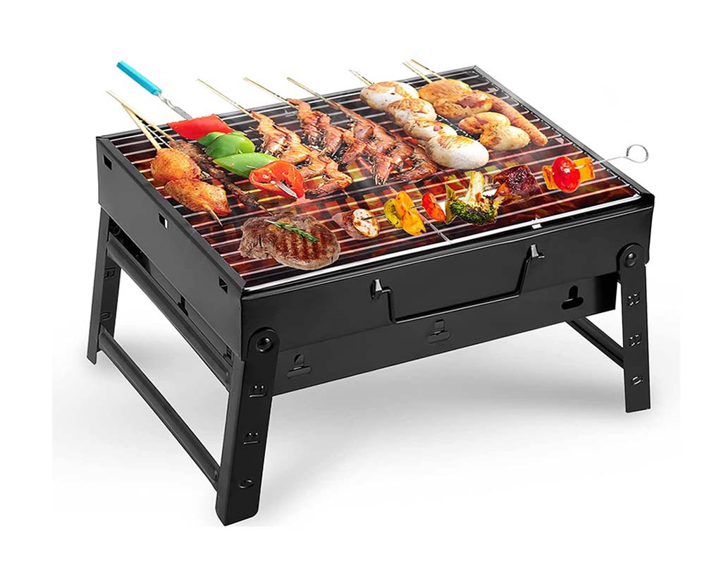 Portable-Tabletop-Charcoal-BBQ-Grill - gadgetpot.lk